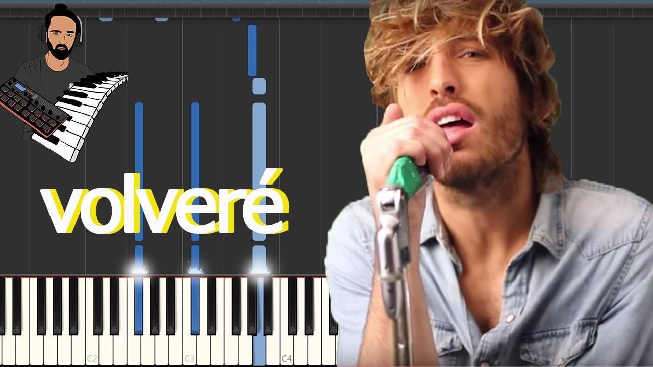 Marlon - Volveré | Piano Tutorial + Partitura / Karaoke