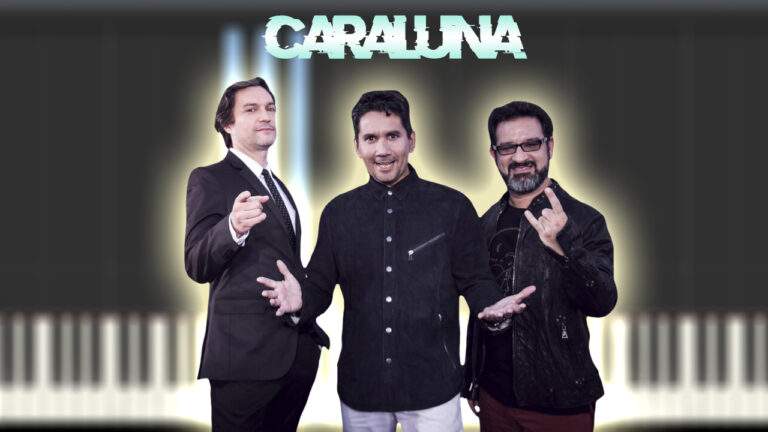 Bacilos - Caraluna | Instrumental Piano Tutorial / Partitura