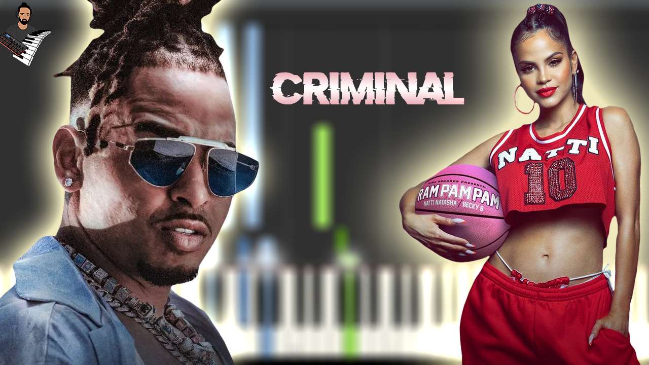 Natti Natasha Ozuna - Criminal | Instrumental Piano Tutorial