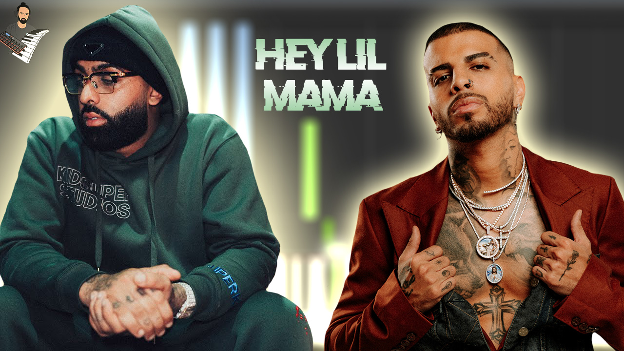 Eladio Carrión & Rauw Alejandro - Hey Lil Mama | Piano Tutorial