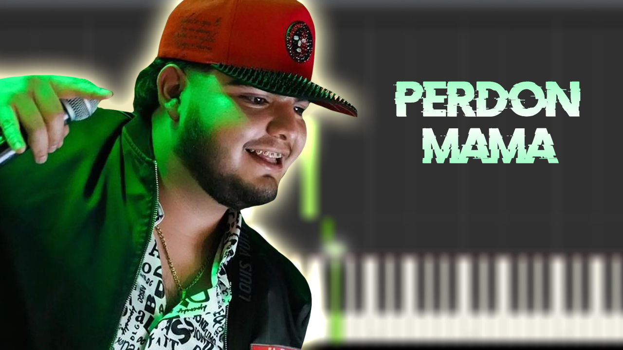 Chuy Montana - Perdon Mamá | Piano Tutorial / Partitura / Karaoke
